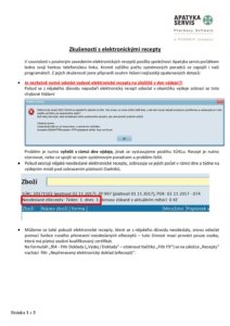Elektronický recept | Apatyka servis s.r.o.